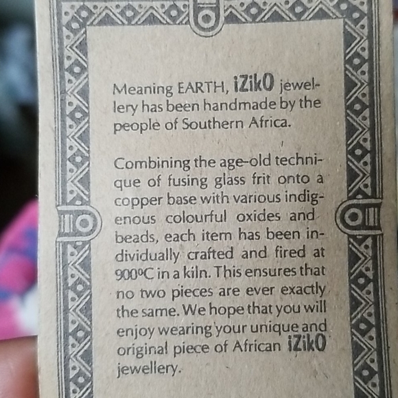 iZikO | Jewelry | Iziko Handmade South African Pin Brooch | Poshmark